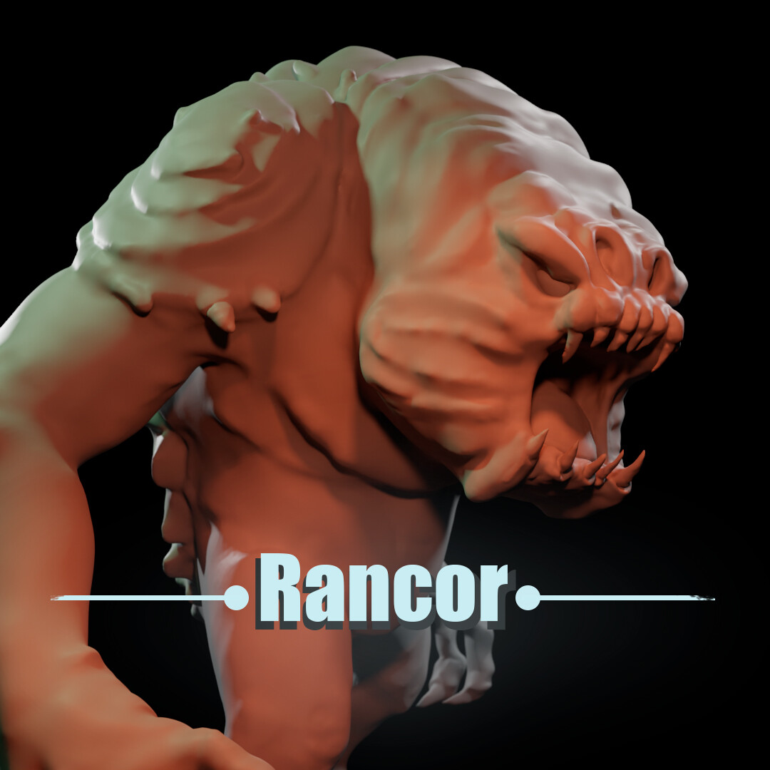 ArtStation - Rancor Sculpt