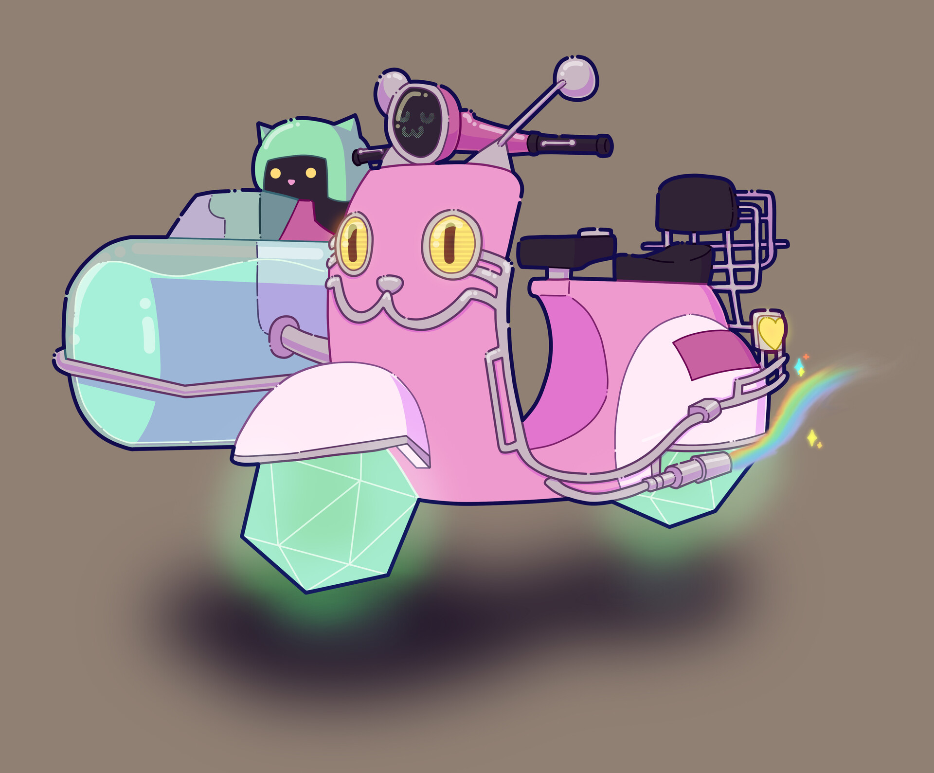 ArtStation - The Cat-Mobile