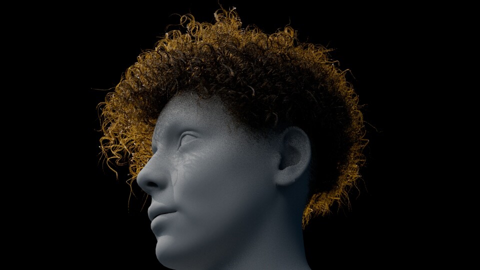 ArtStation - Curly hair Groom