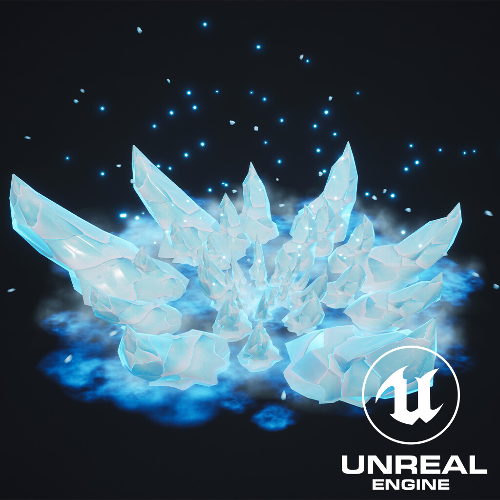 ArtStation - Ice shard spell | VFX