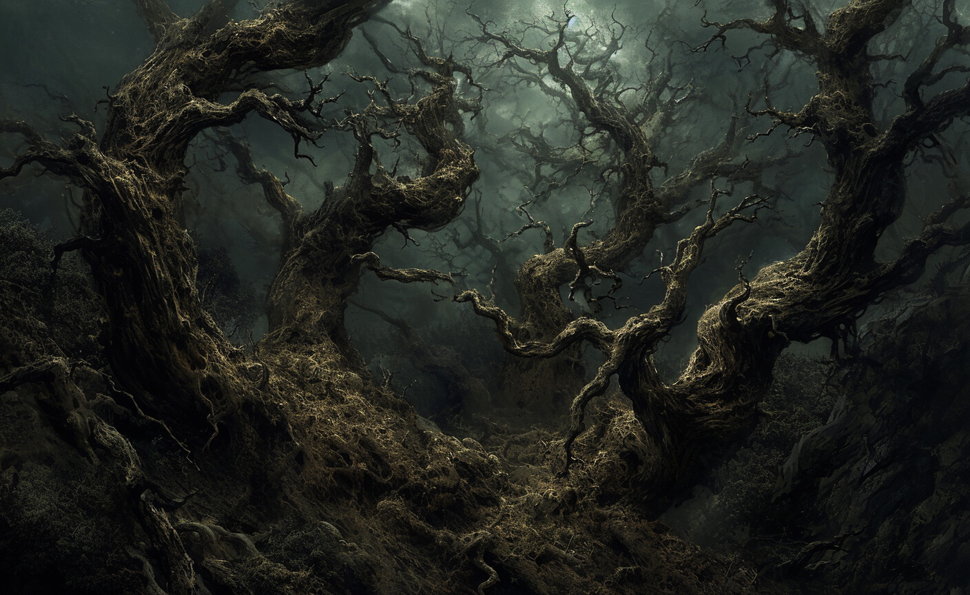 ArtStation - The Dark Forest (concept art)