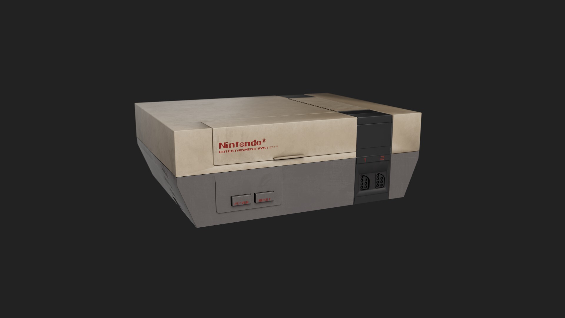 ArtStation - NES console