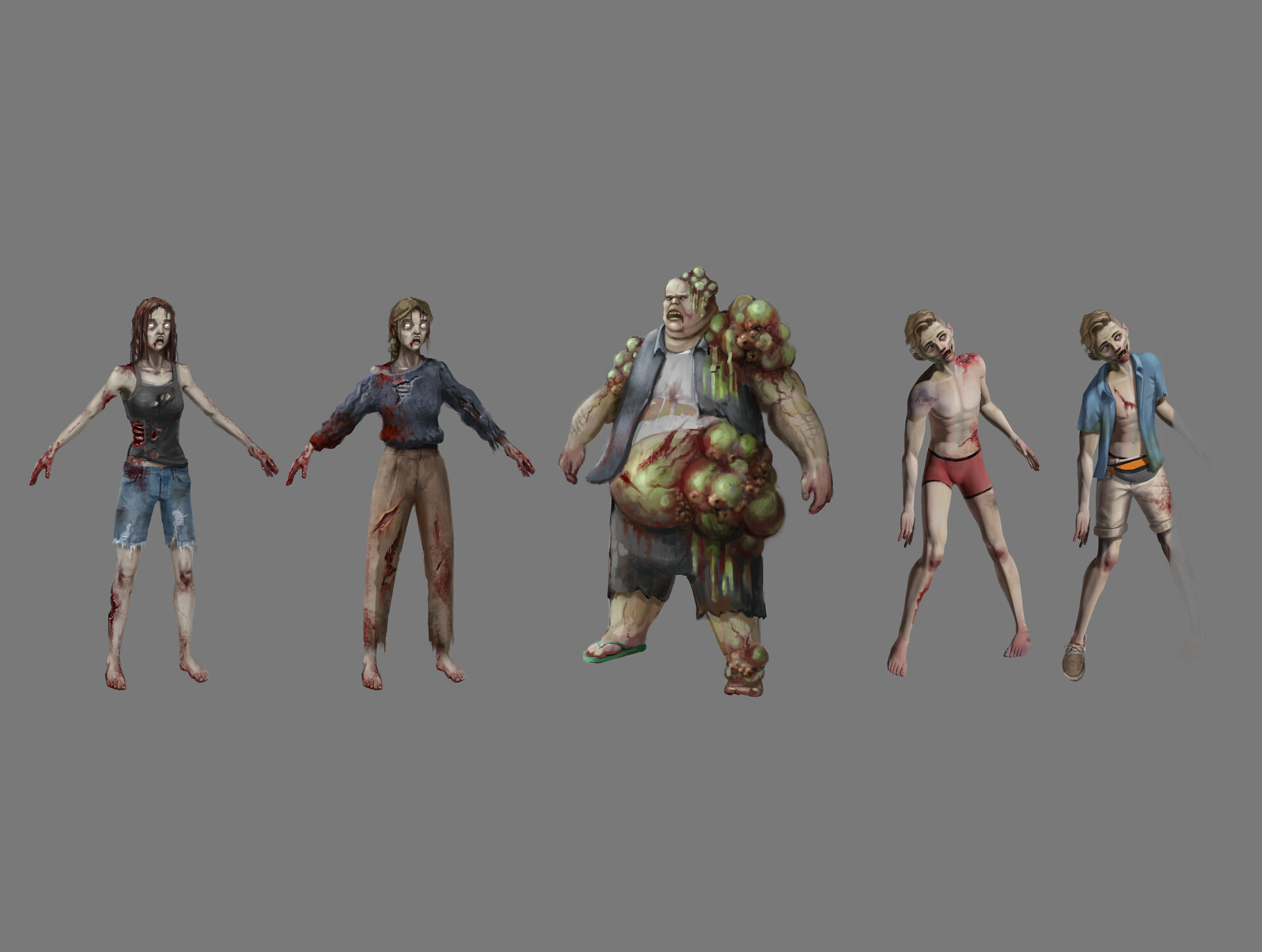 ArtStation - Zombies concept art
