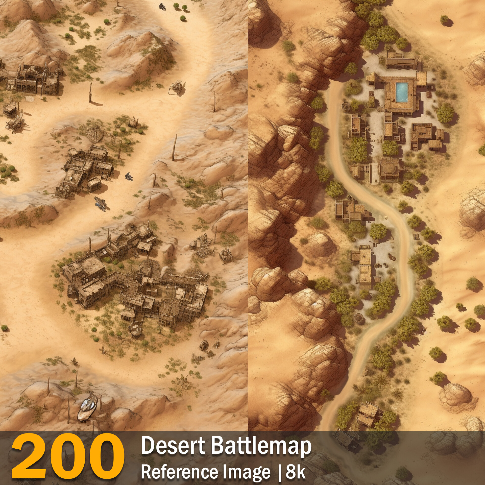 ArtStation - Desert Battlemap | Reference Images | 8K