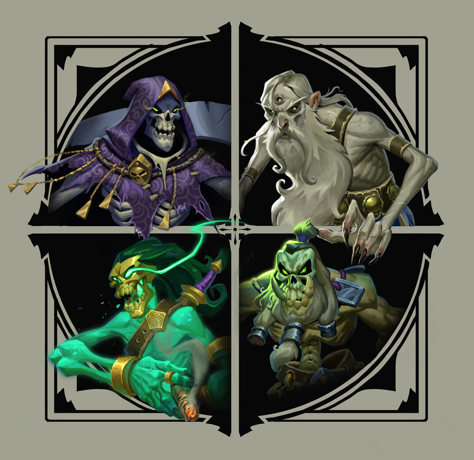 ArtStation - Undead Characters Design