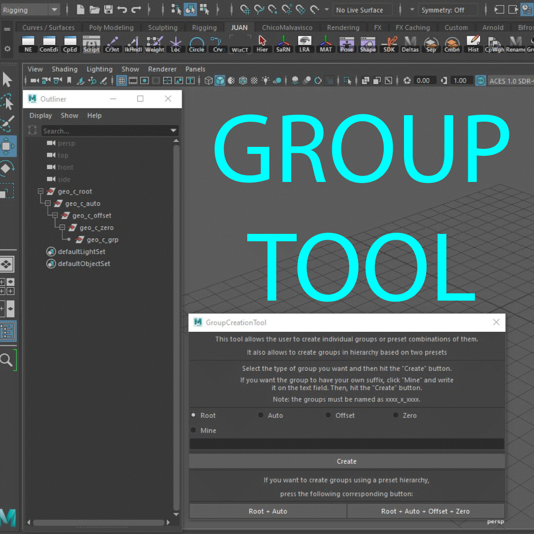 ArtStation - Group tool