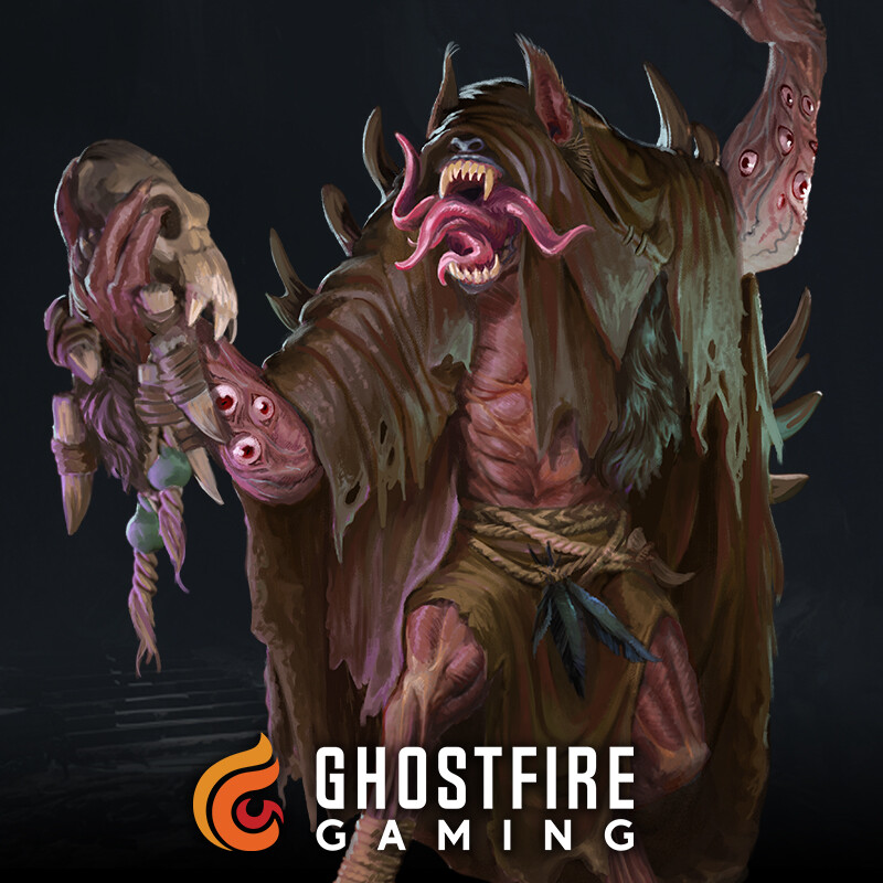 ArtStation - Grim Hollow Aberration: Druid Gnoll