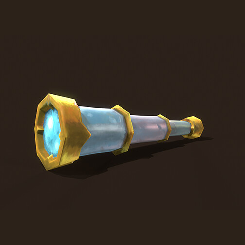 ArtStation - WoW - Telescope / Spyglass Prop Model
