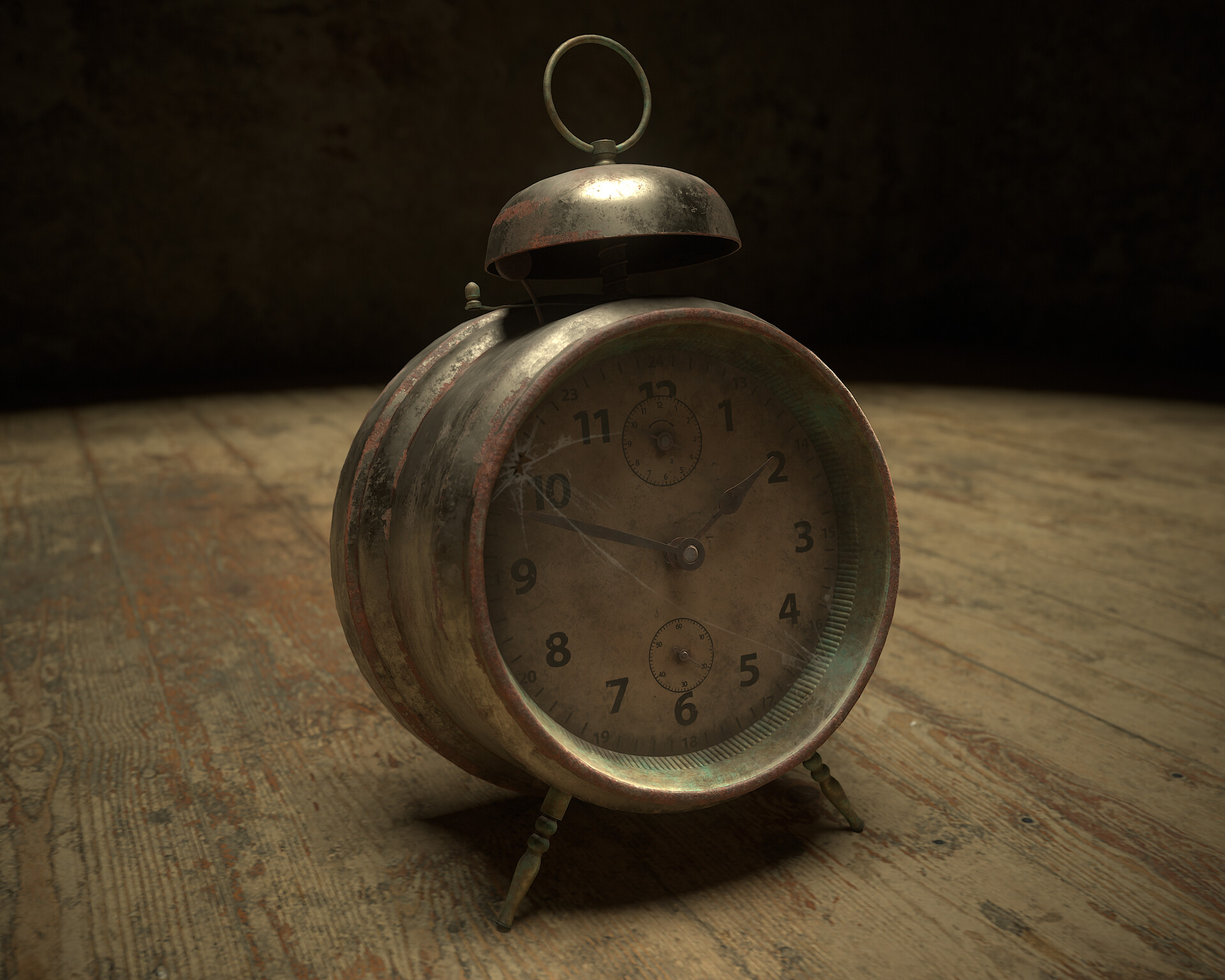 ArtStation - Old Alarm Clock