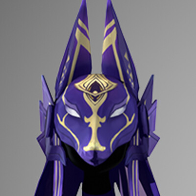 ArtStation - Cyno Burst Helmet - Genshin Impact