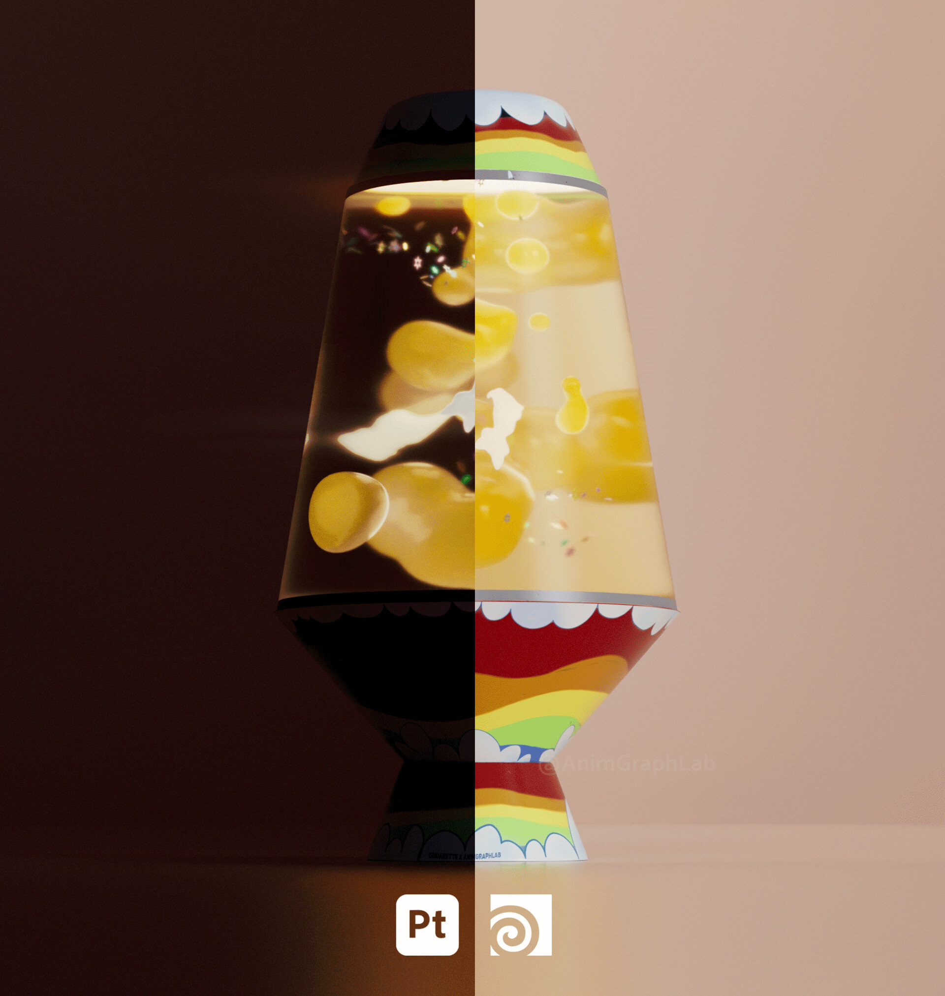 ArtStation - Lava Lamp | Houdini - Substance Painter