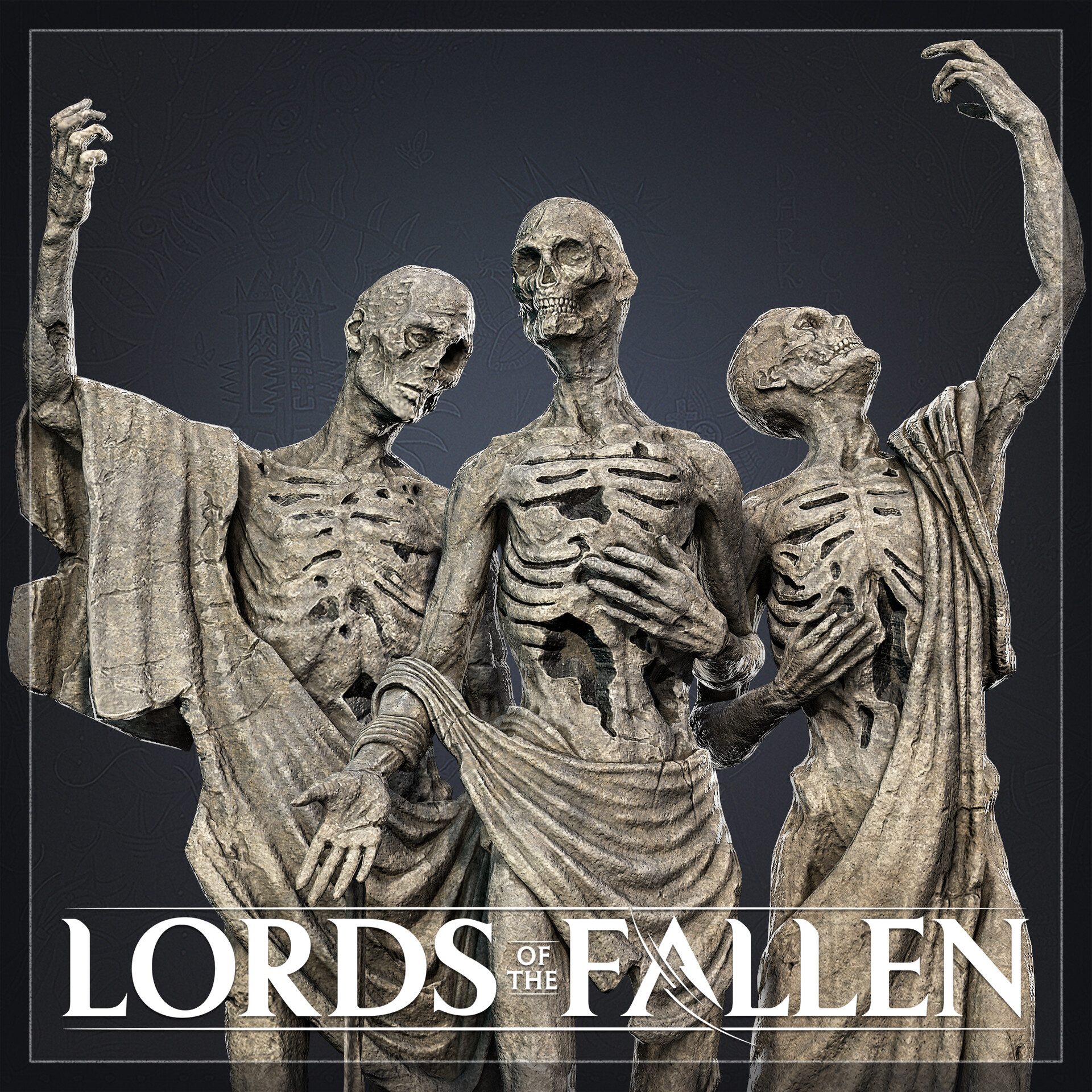 ArtStation - The Lords Of The Fallen - Transi Male Statues