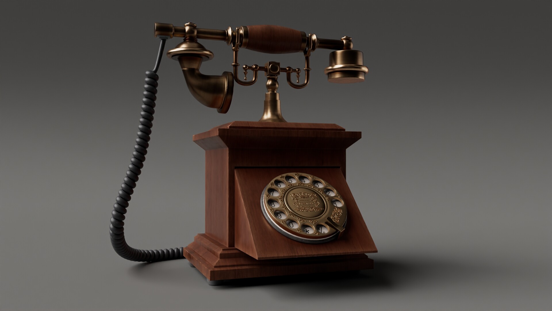 ArtStation - Vintage phone