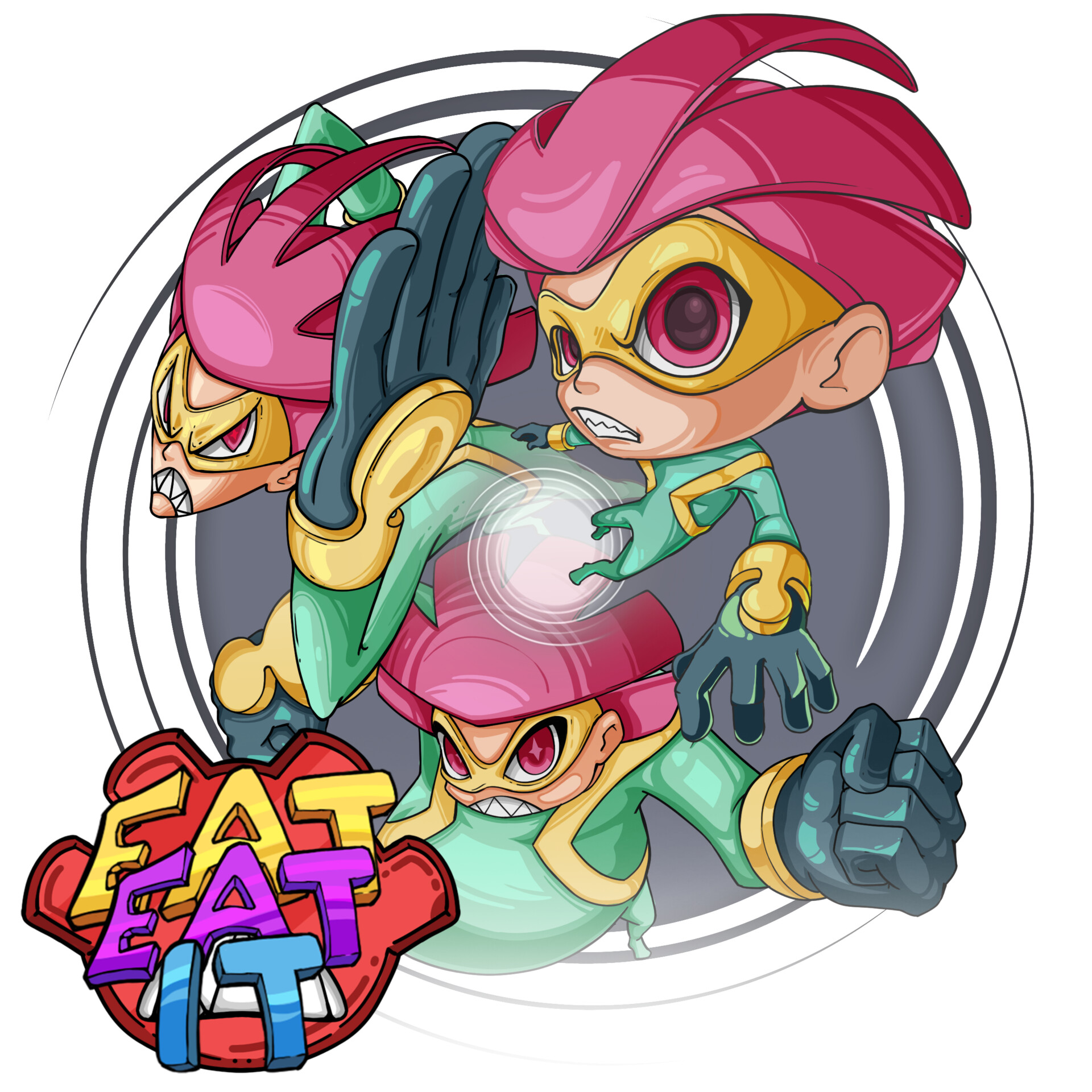 ArtStation - EAT EAT IT!! Project - Character design