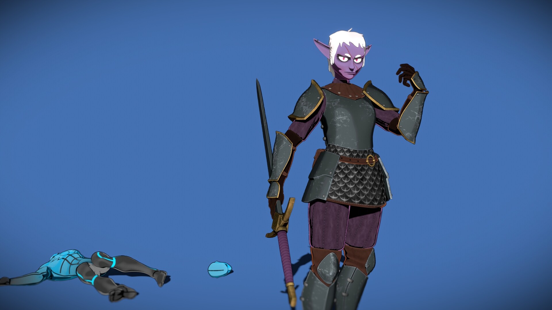 ArtStation - Dark Elf Knight Arlen