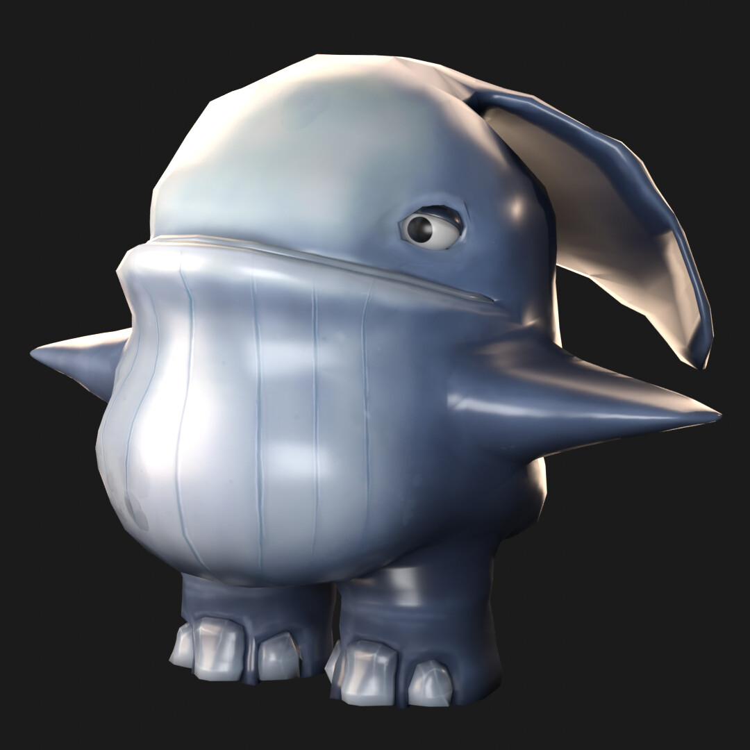 ArtStation - Intern Project - 3D Whale Cartoon Character