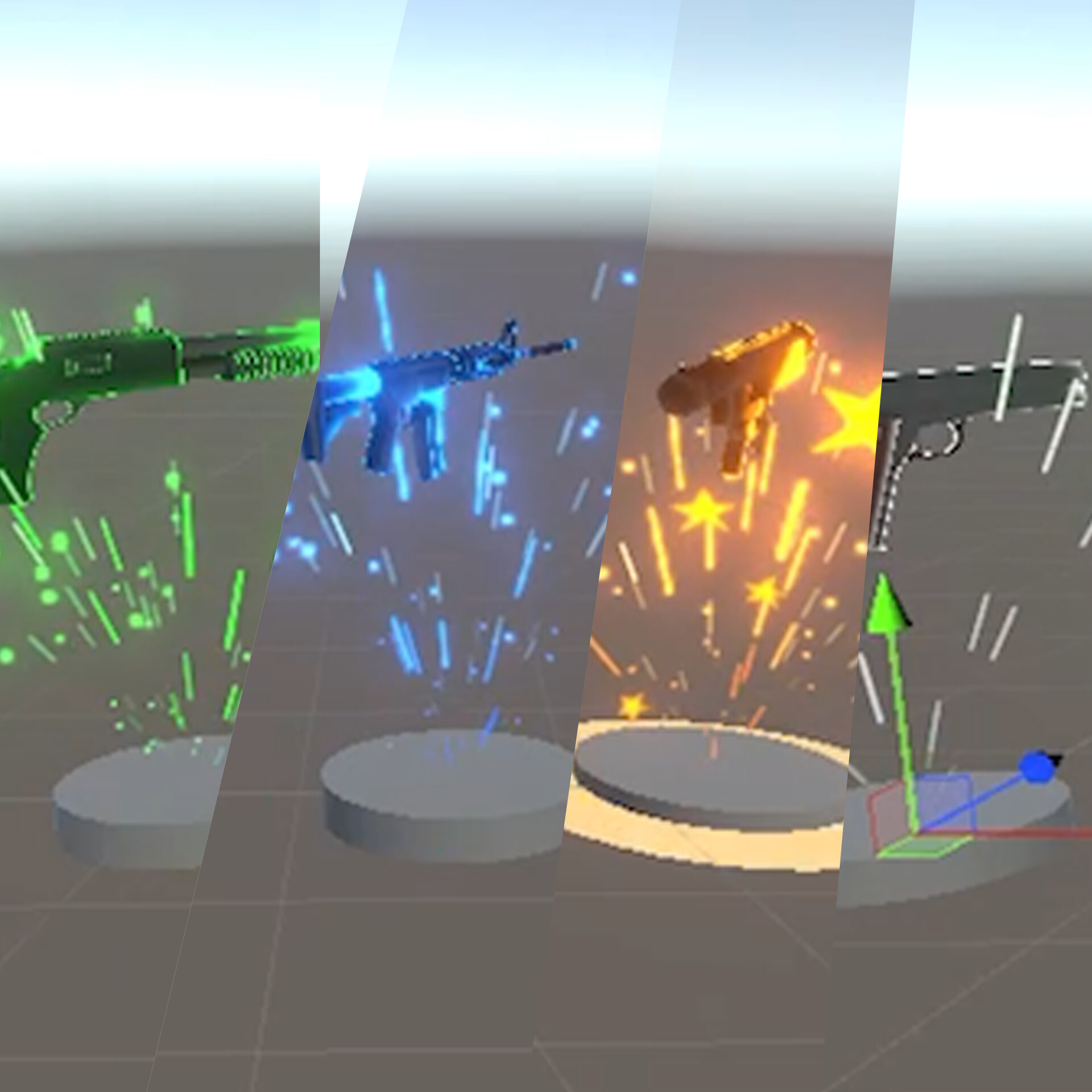 ArtStation - Unity 3D - Gun Spawner Particle and Shader