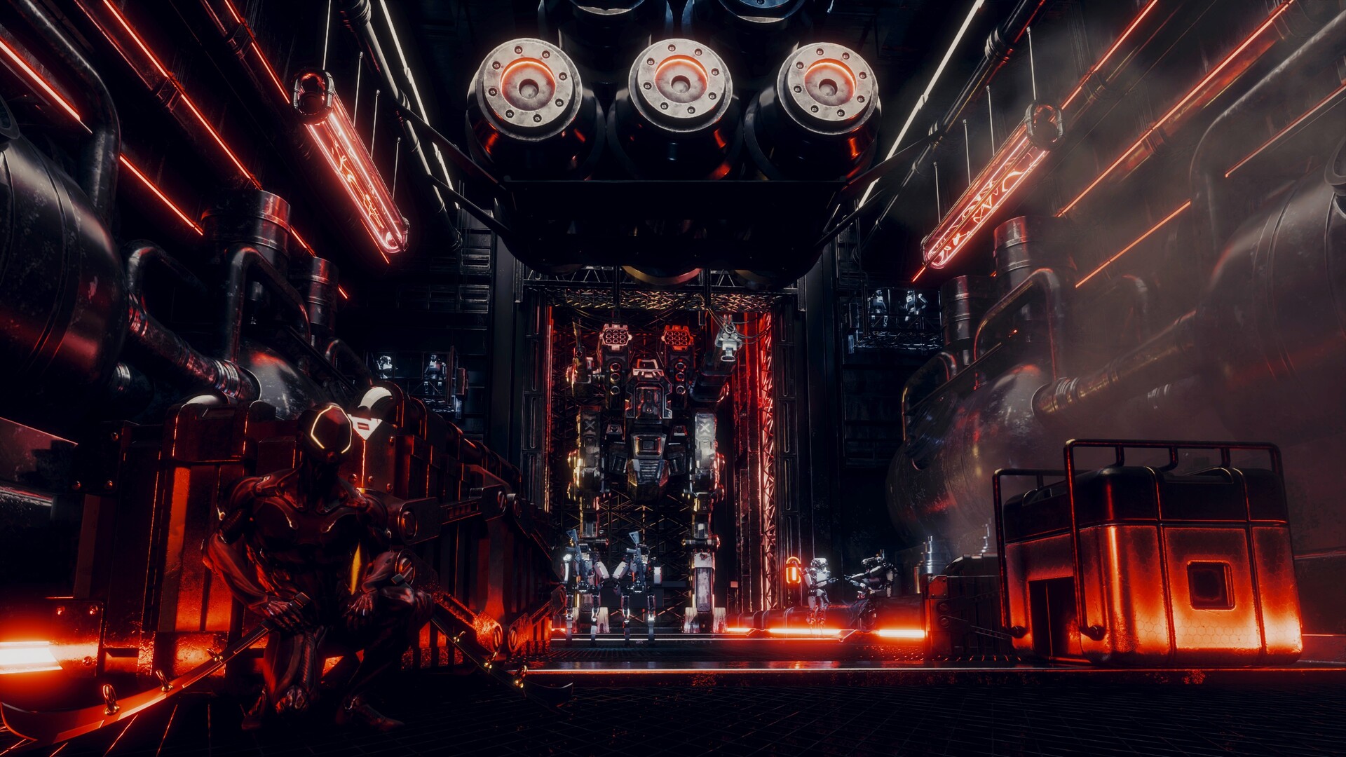 ArtStation - Subterranean Showdown: Human vs. Mech Monolith