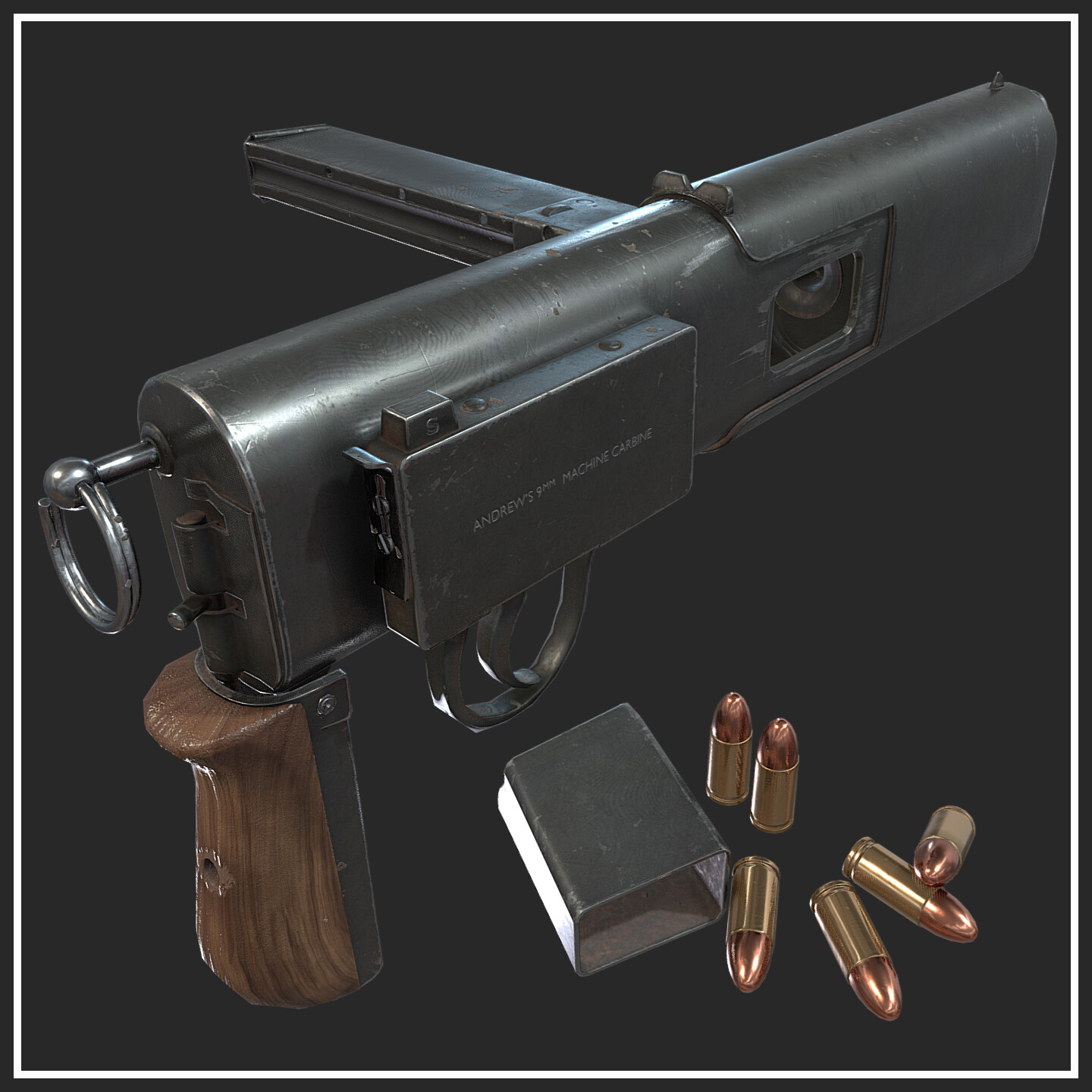 ArtStation - Andrews Machine Carbine