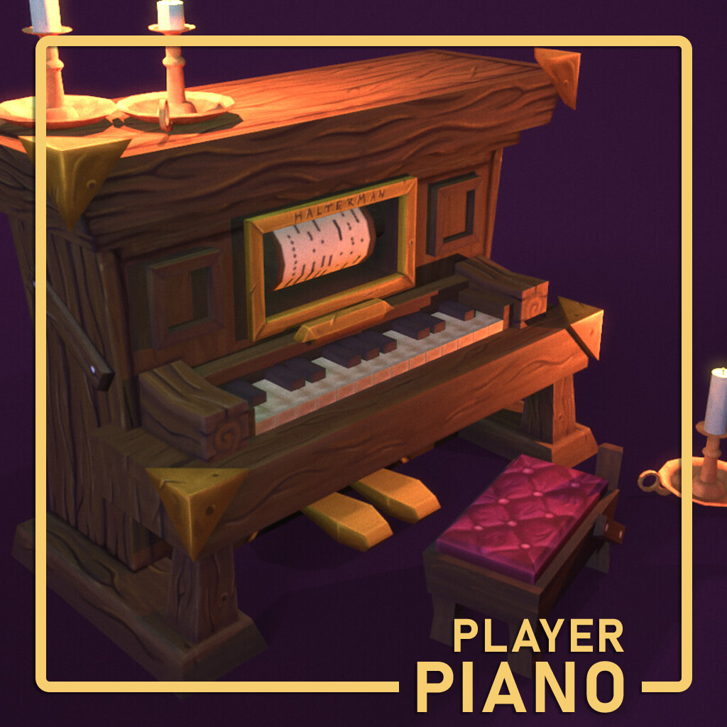 Tyler Halterman - Stylized Player Piano