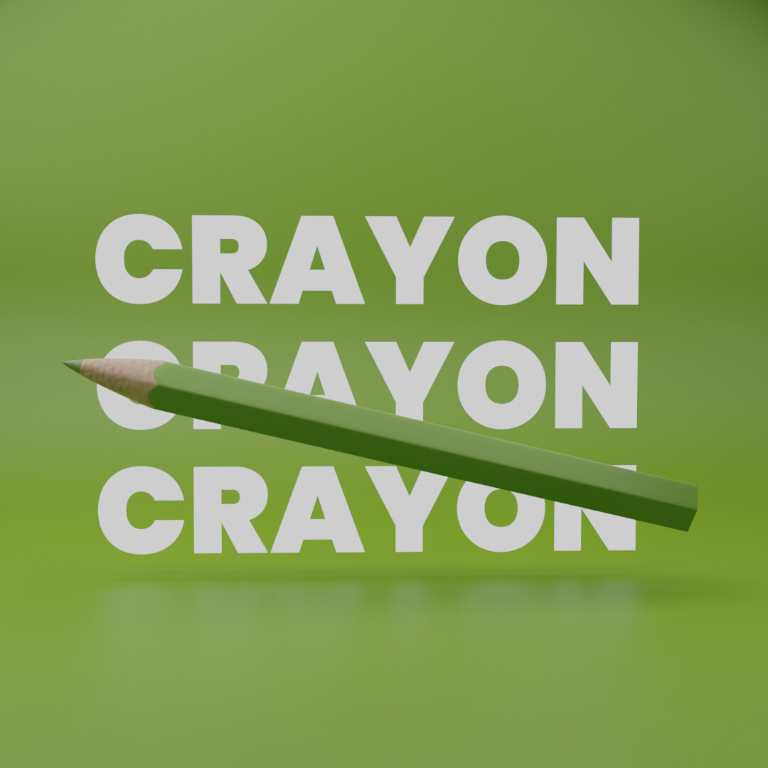 ArtStation - Pencil | Crayon | Blender