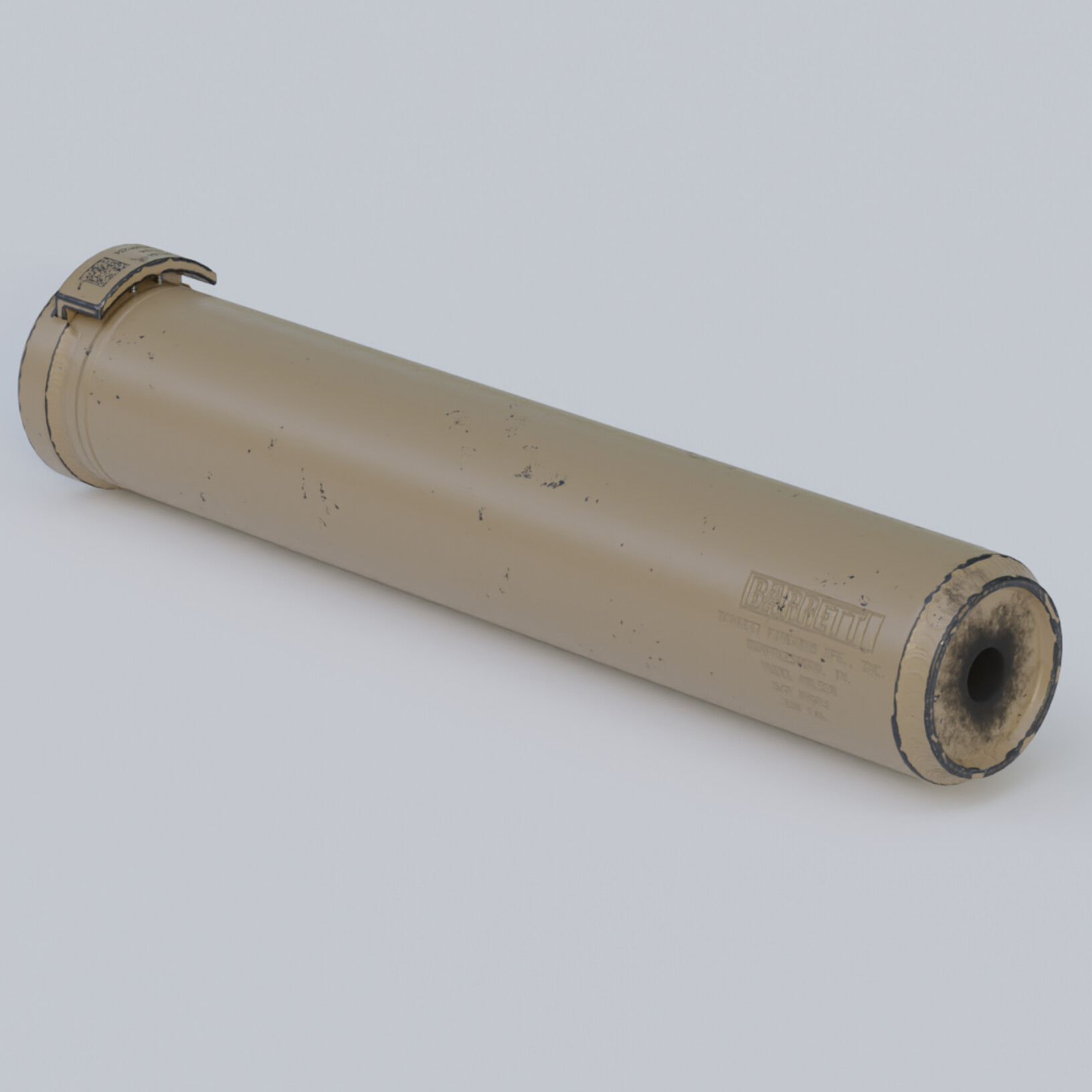 viscoplastic - Barrett AML338 Suppressor (for SOCOM Mk.22 ASR Contract)