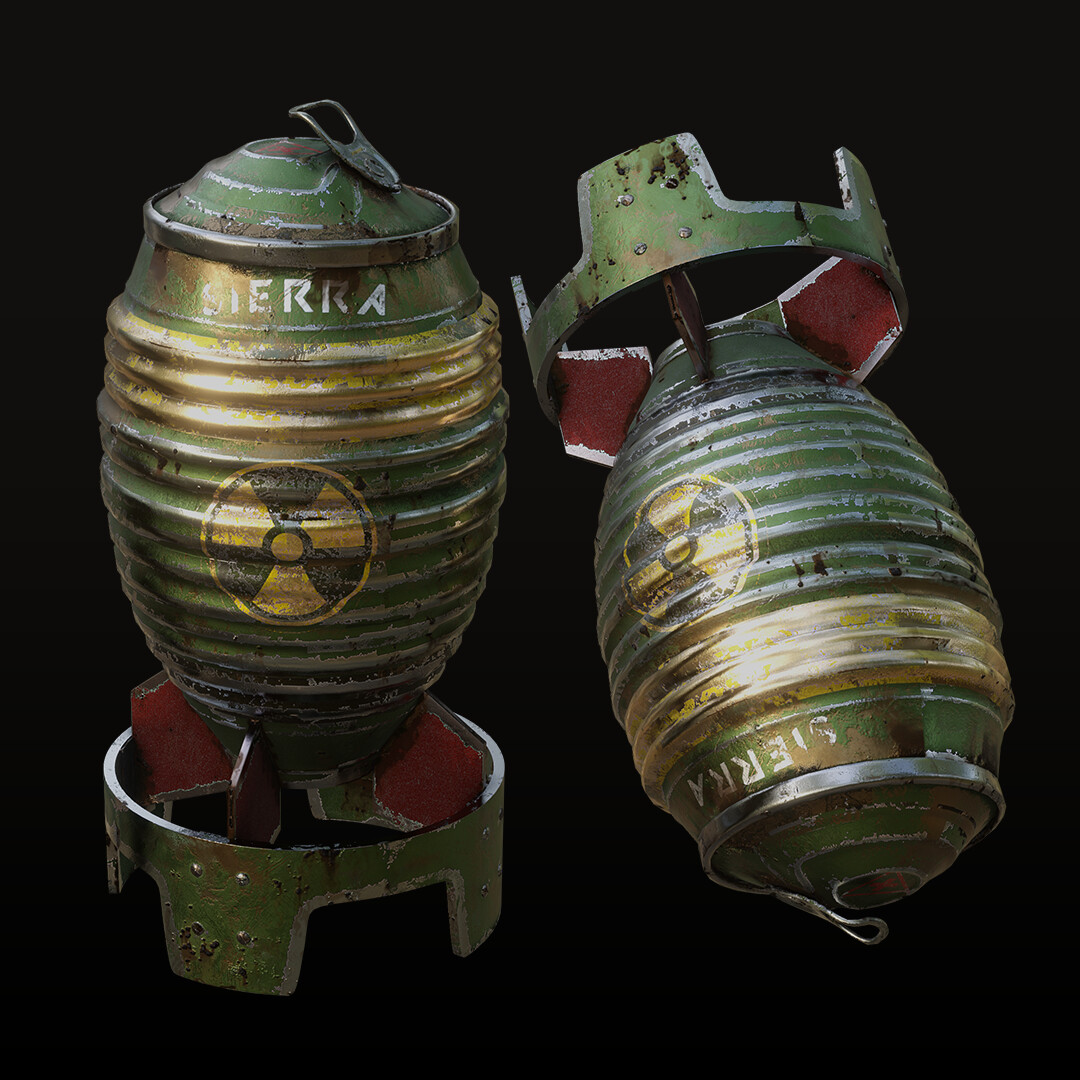 ArtStation - Mini Nuke 3D Model