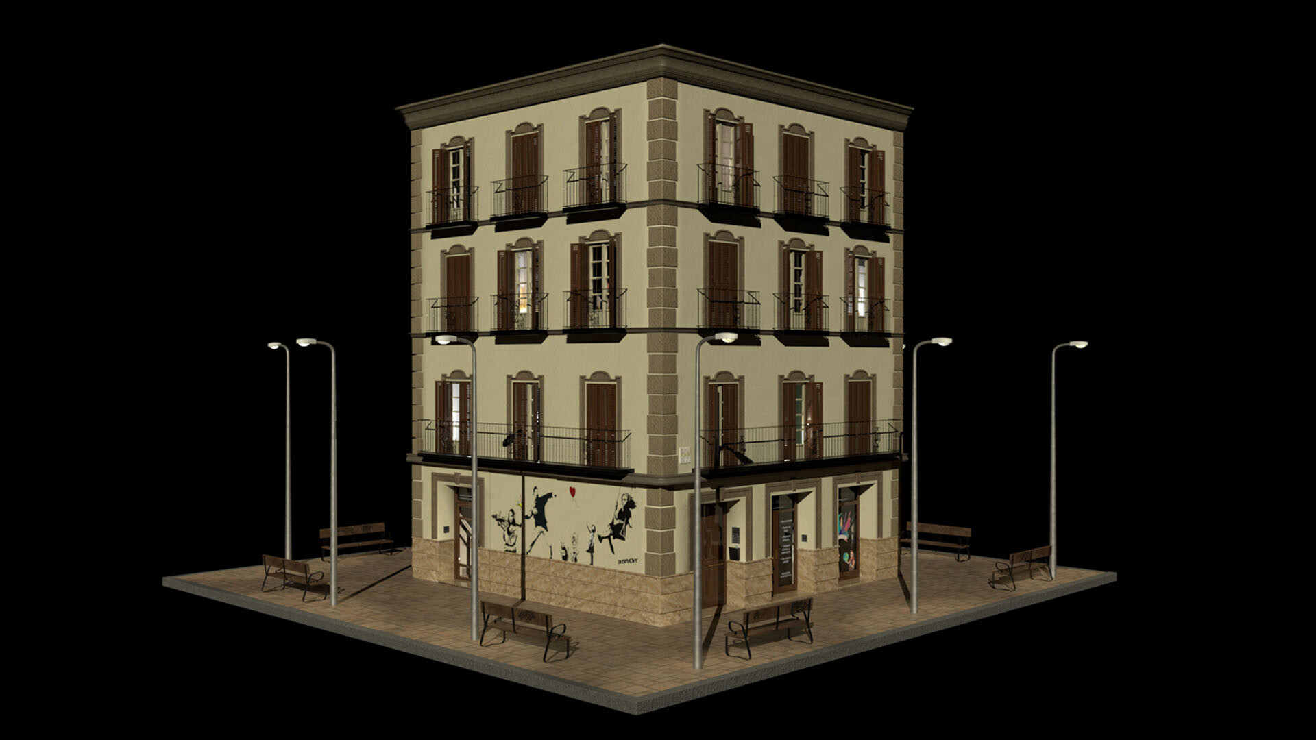 ArtStation - Madrid Building