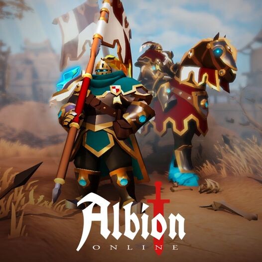 ArtStation - Albion Online - Characters - Vanity Set (Knight Adventurer)