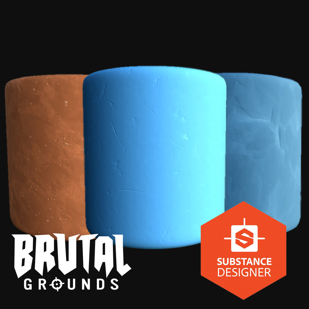 ArtStation - Brutal Grounds - Assets and Materials