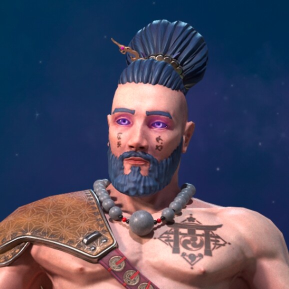 ArtStation - Ronin monk Yamata no Orochi