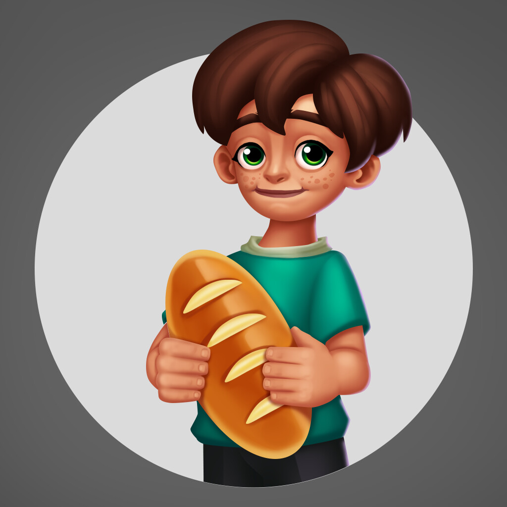ArtStation - The boy and the bread