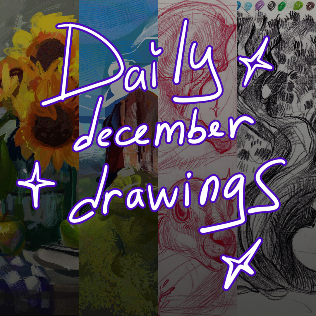 ArtStation - december daily drawings