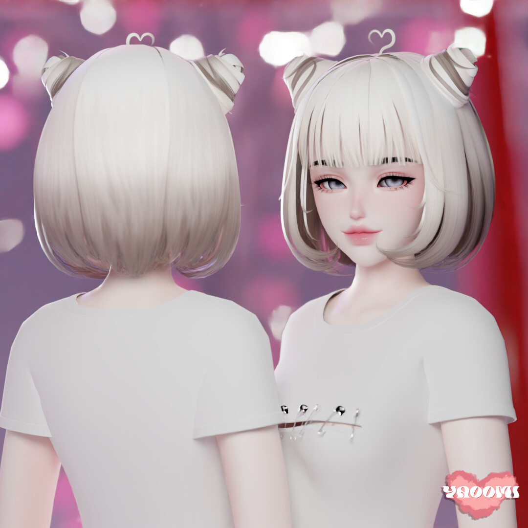 ArtStation - Yaoomi's Bob Hair for VRChat