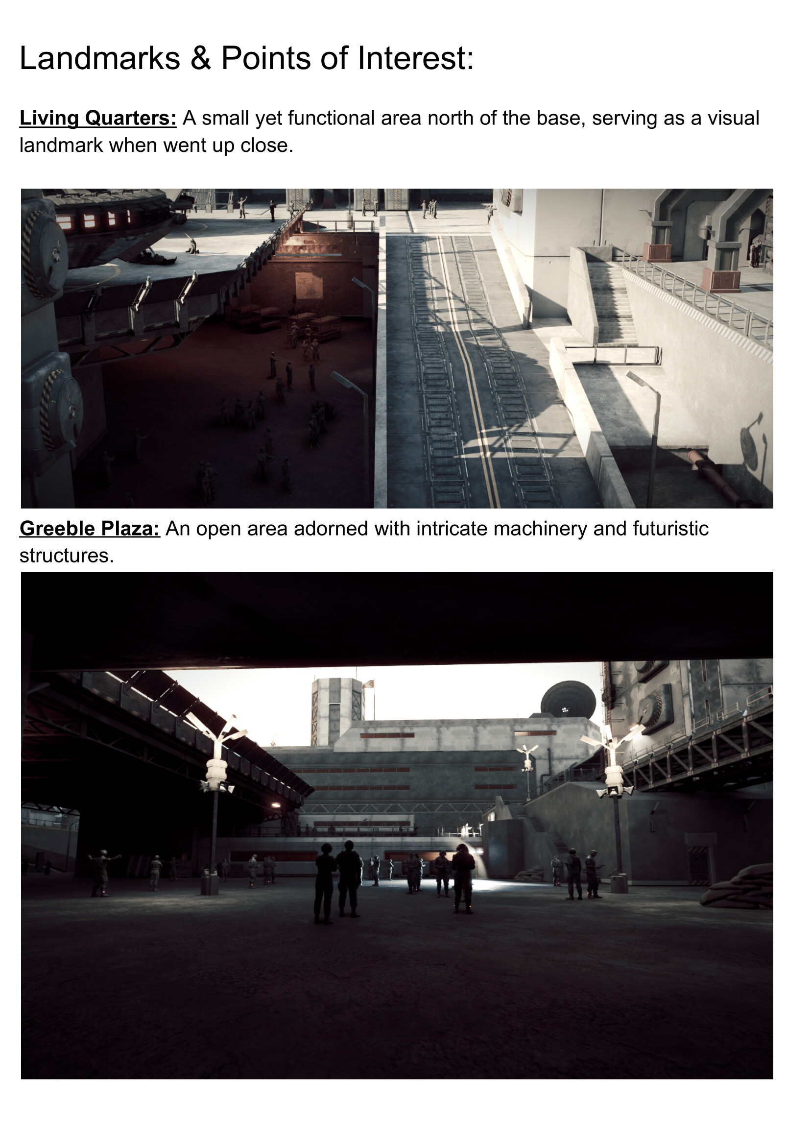 ArtStation - Sci Fi Military Outpost- Level Design PvP