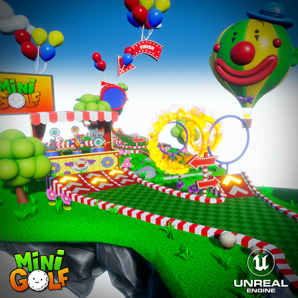 ArtStation - Mini Golf (Professional work)