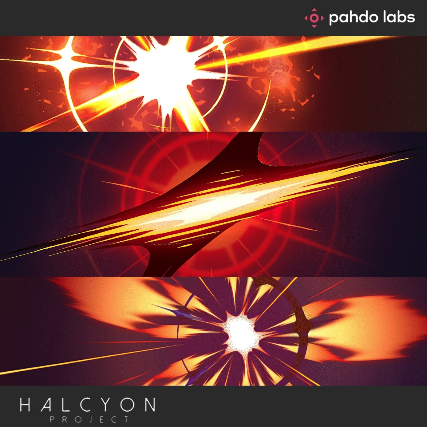 ArtStation - HALCYON ZERO PROJECT: IMPACTS & HITS 2D VFX ANIMATION