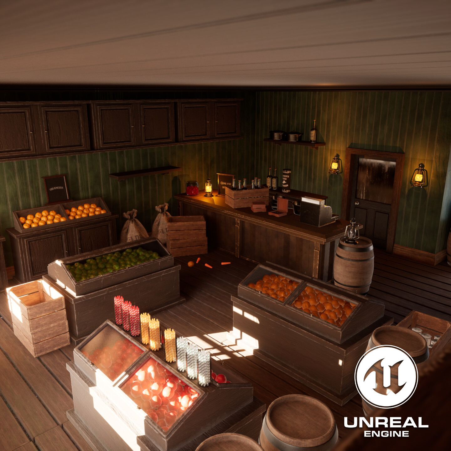 ArtStation - Old West General Store Game Environment