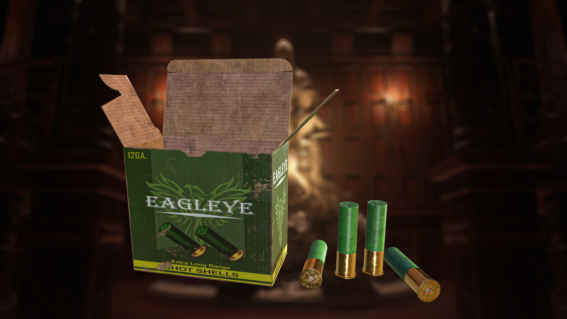 ArtStation - Shotgun ammo box(resident evil 8 fun).