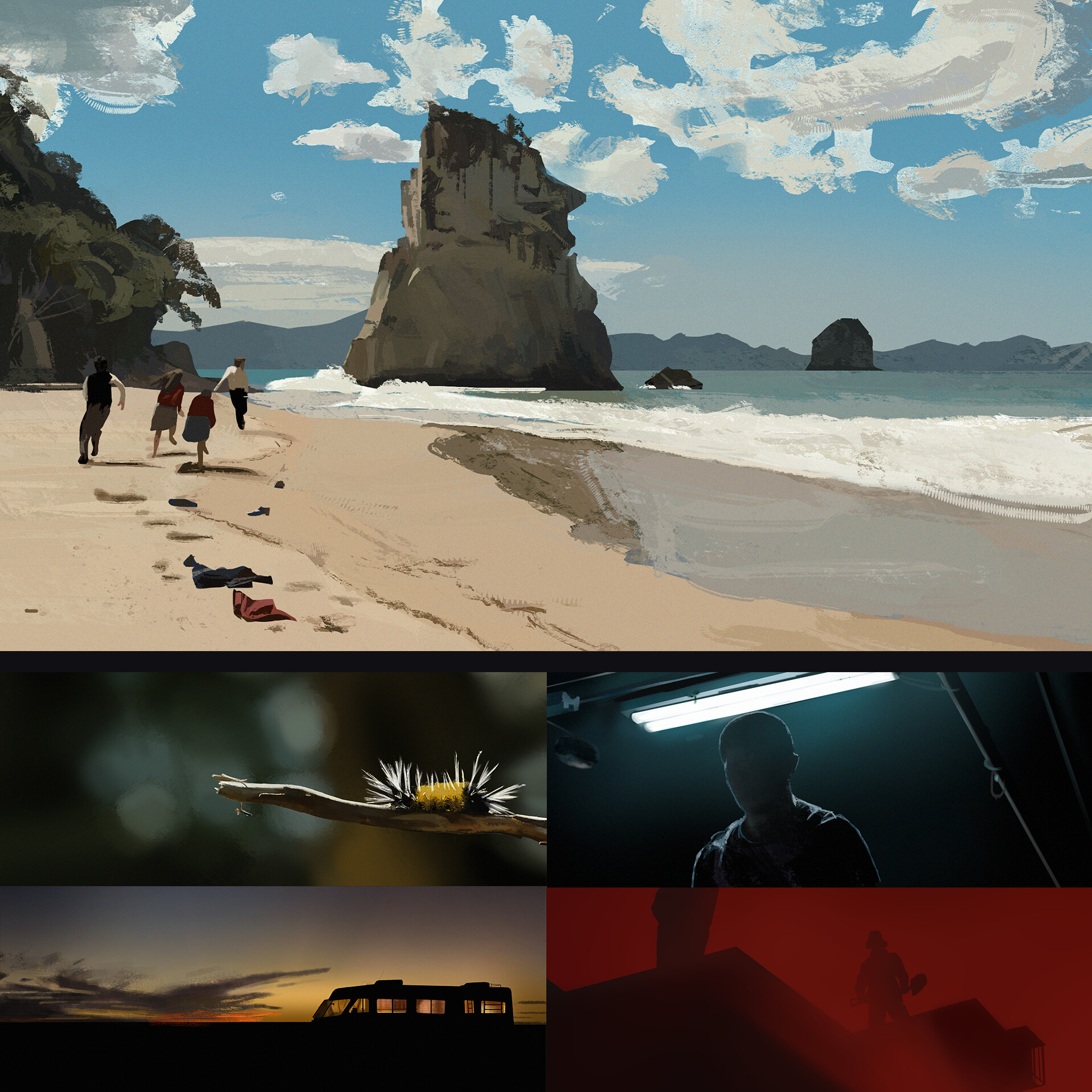 ArtStation - Movie Shots 2D studies. #3