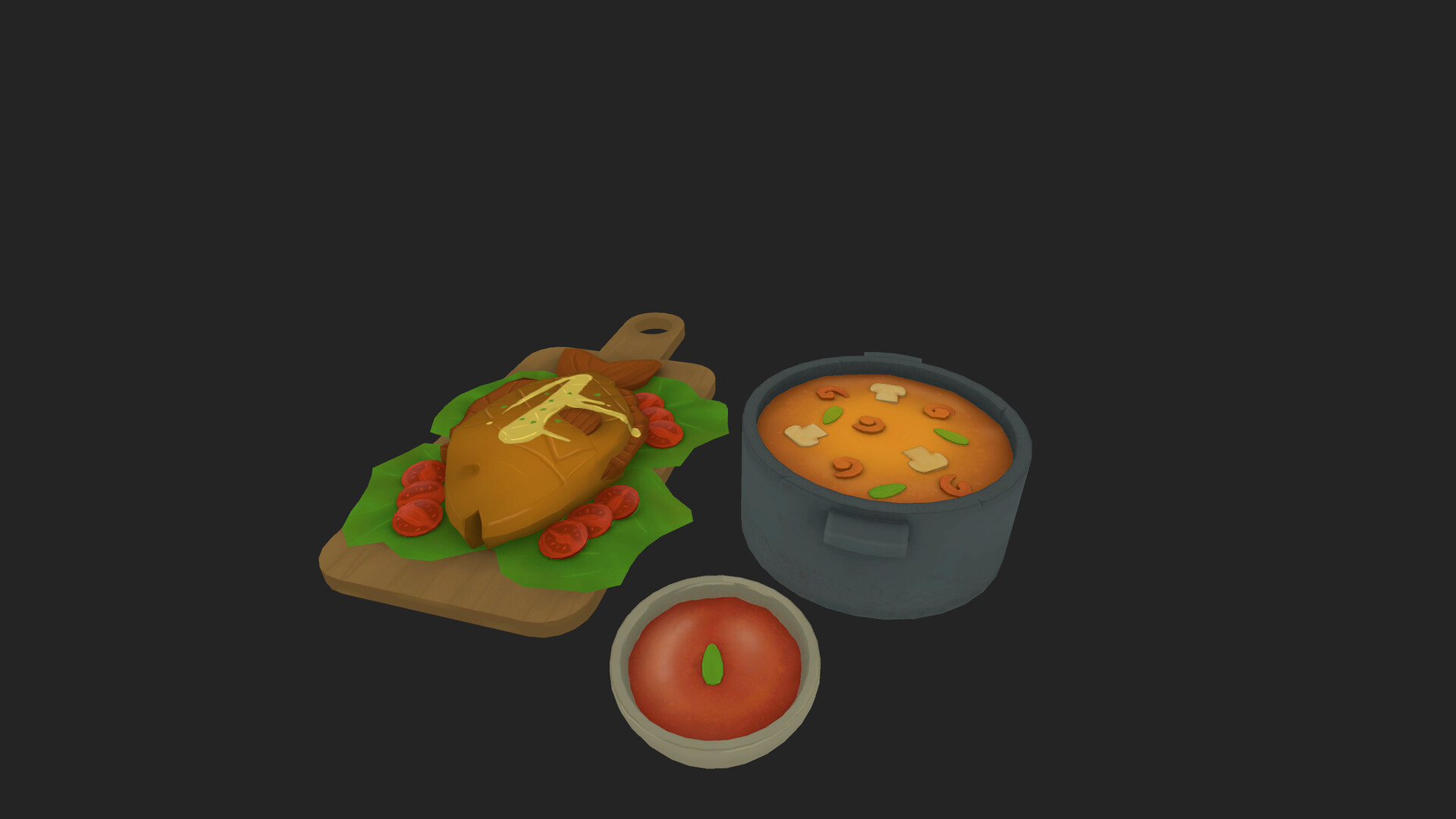 ArtStation - Hand painted food