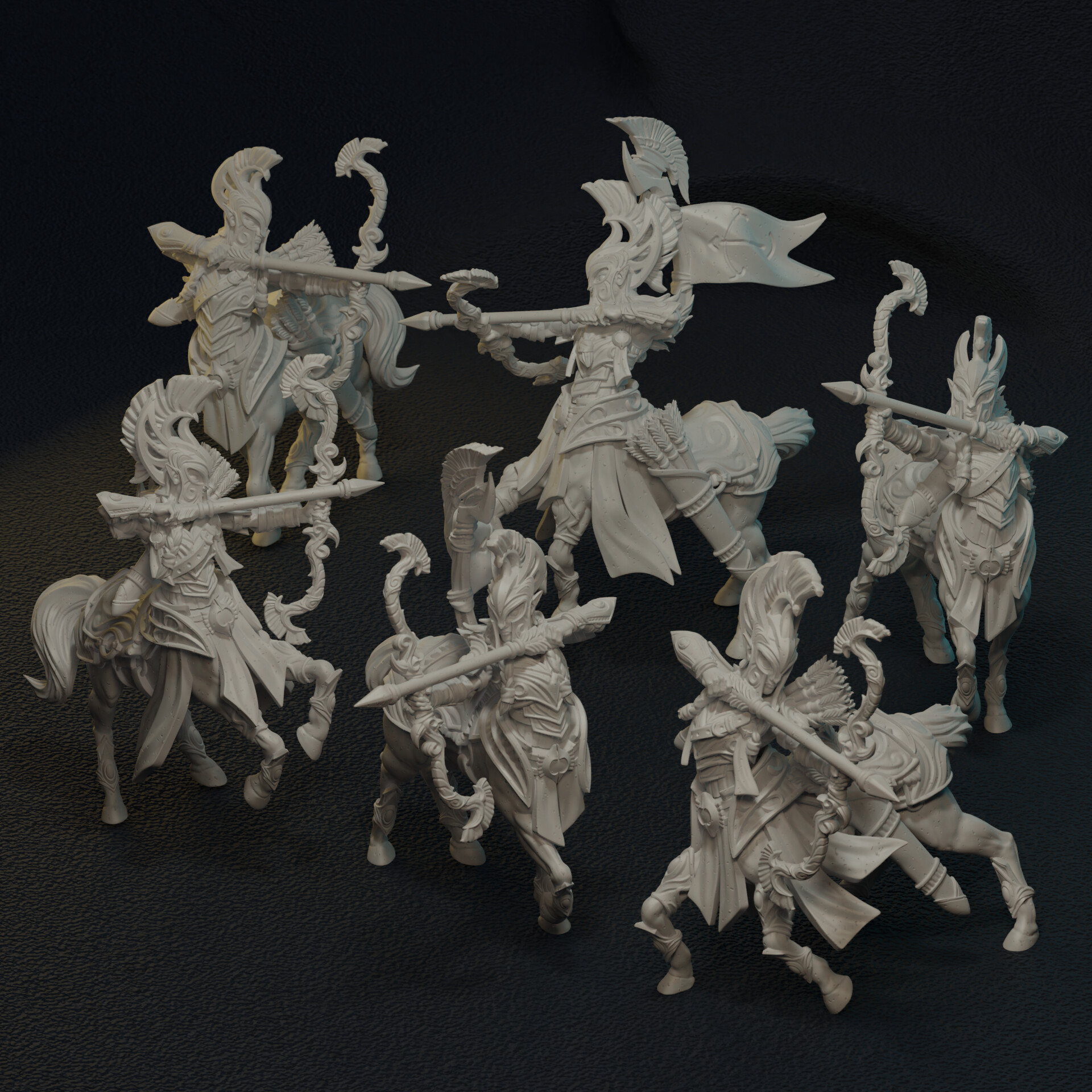 ArtStation - Skyrunner Cavalry - Ghamak miniatures