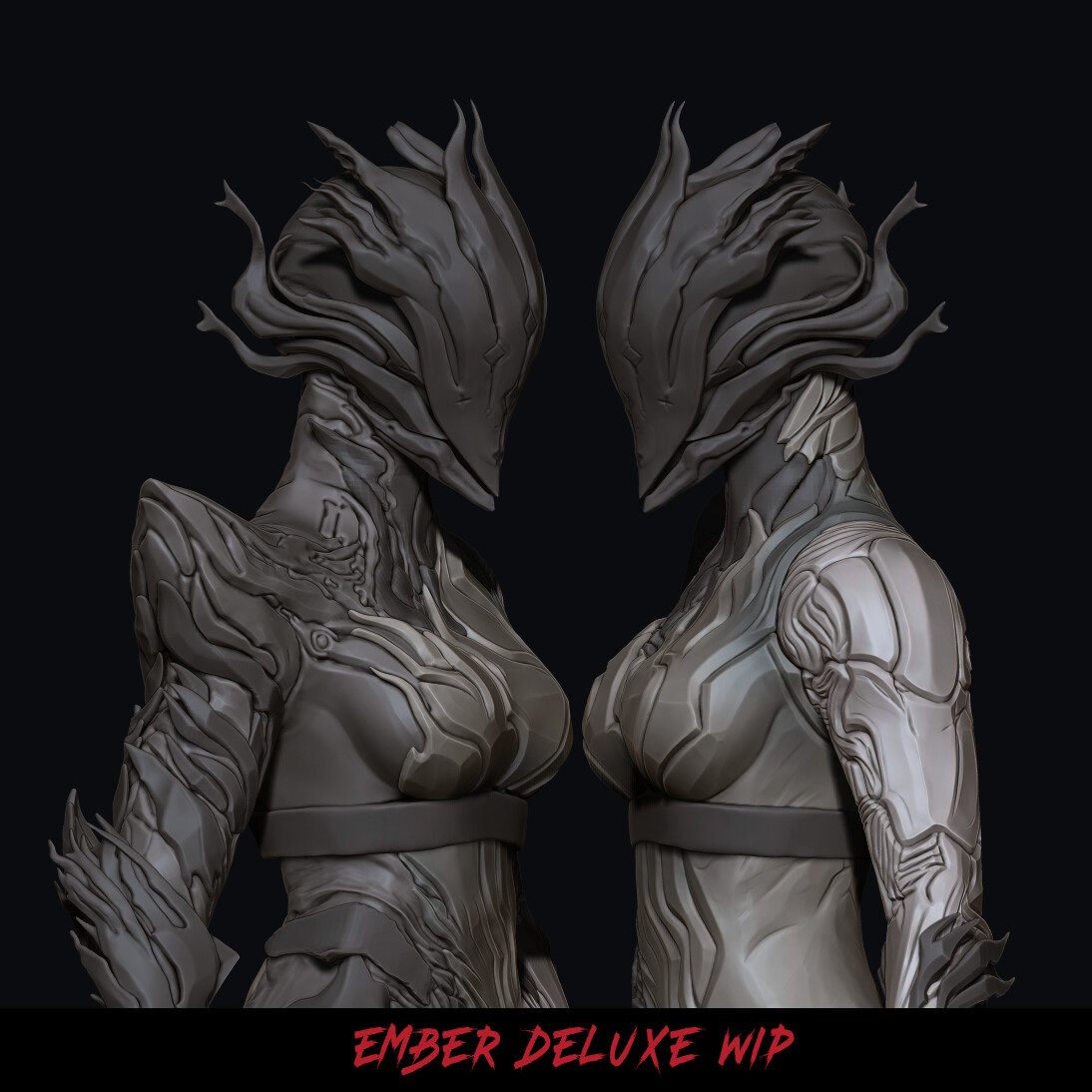 ArtStation - Warframe - Ember Deluxe Skin WIP