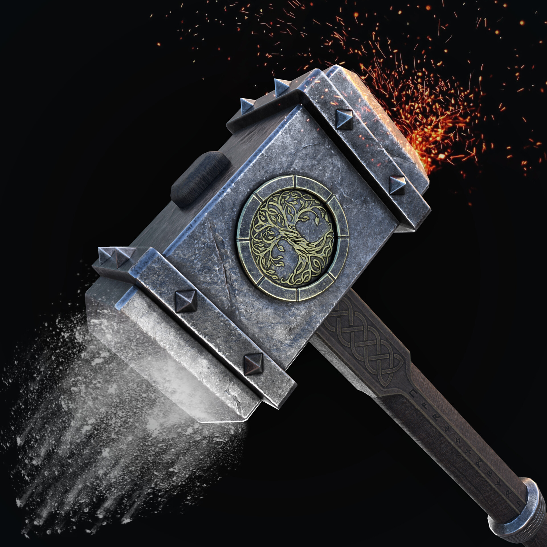 ArtStation - Viking Warhammer