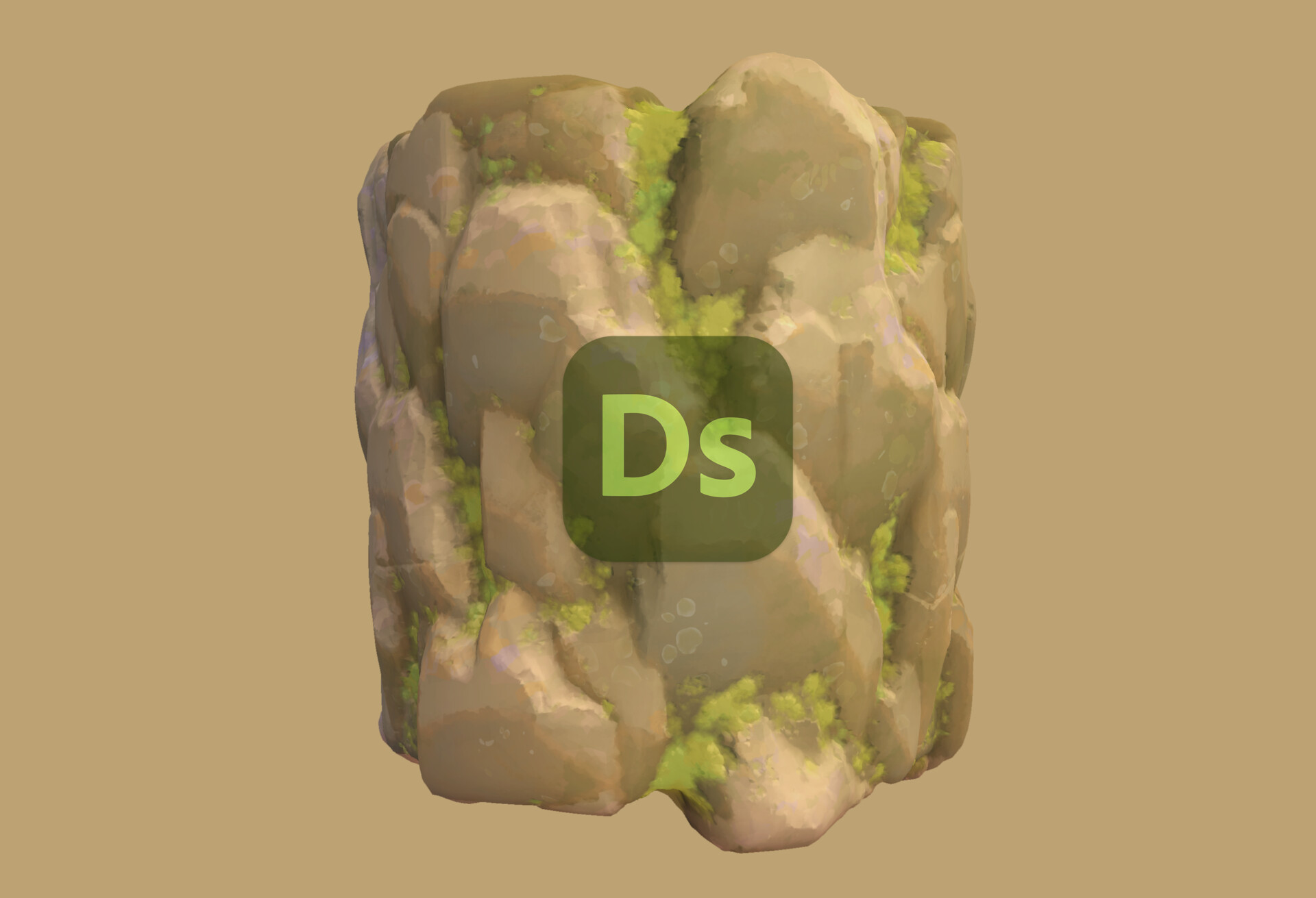 ArtStation - Ghibli Stylized mountain surface material -- substance 3d ...