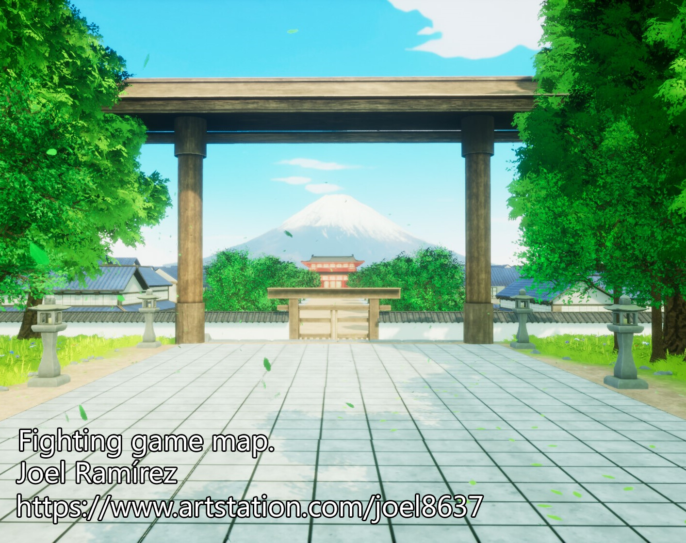 ArtStation - Fighting game map