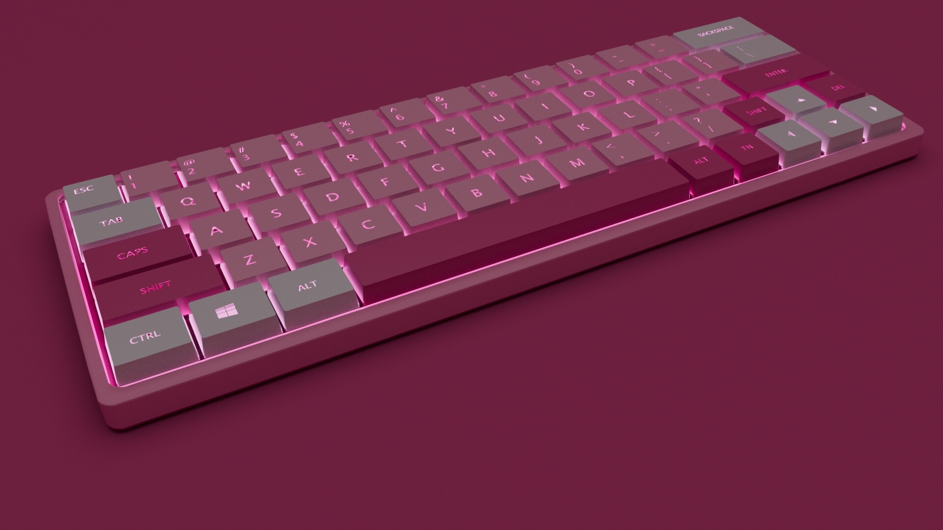 ArtStation - Gaming keyboard (3D model using Maya)