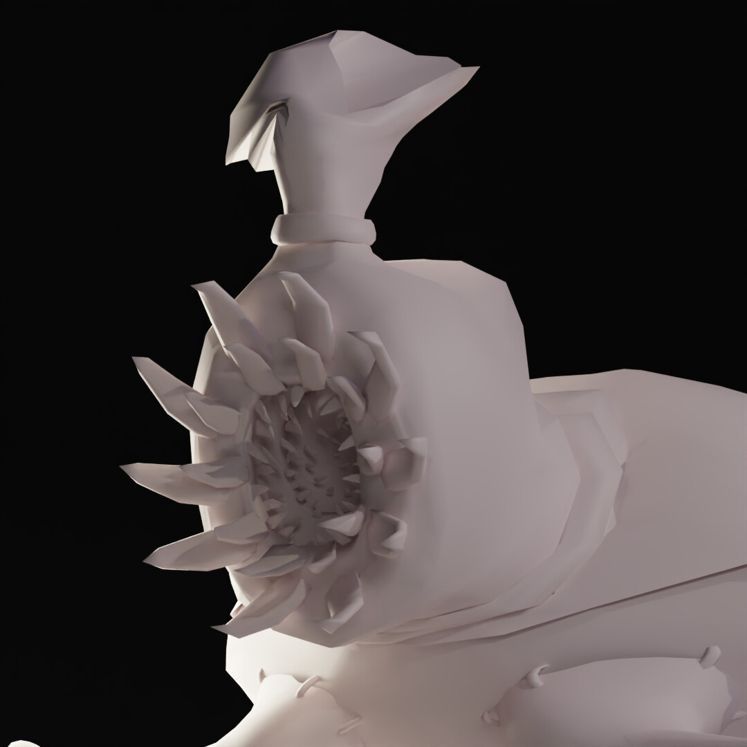 ArtStation - Intern Project - 3D Pocong Character Modeling