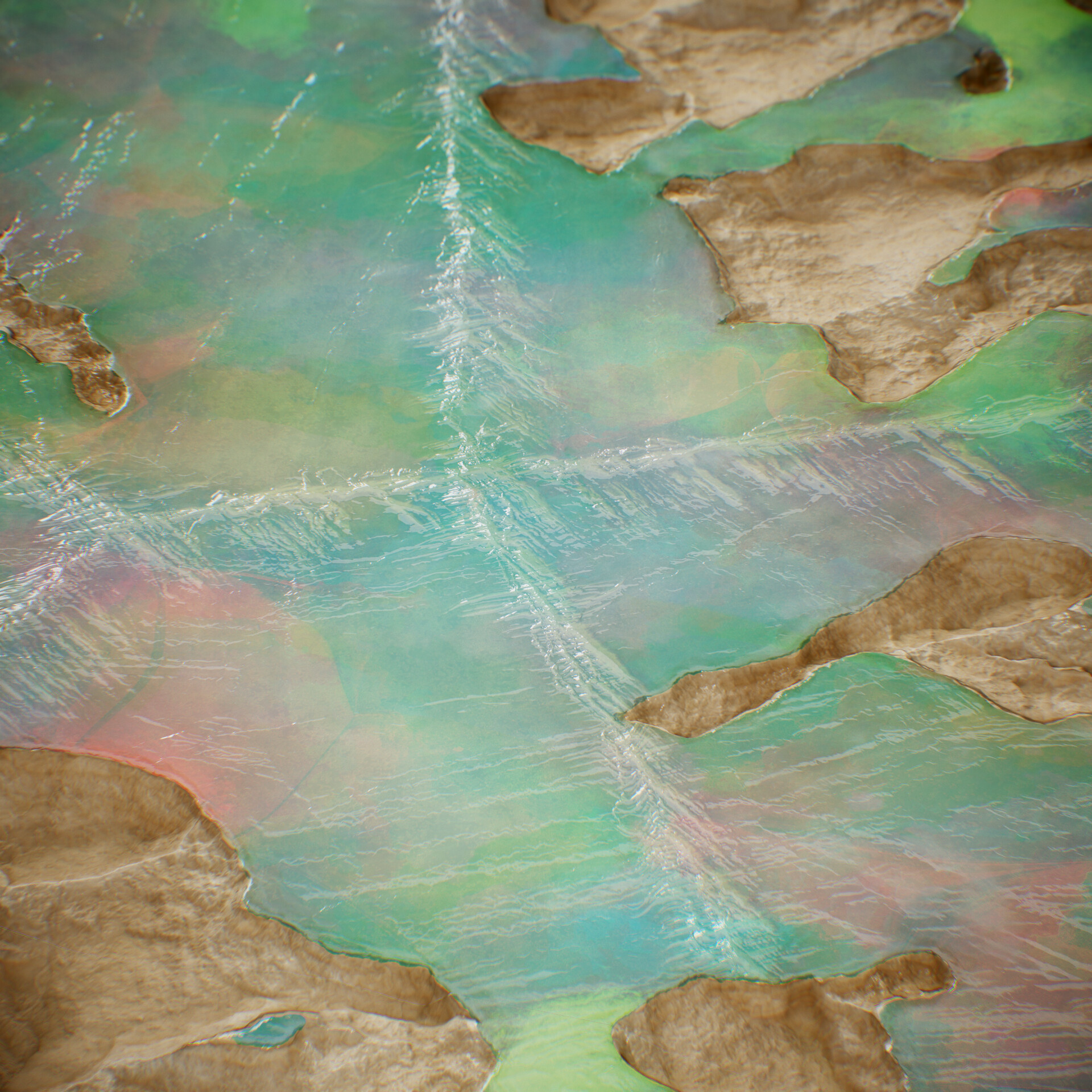 ArtStation - White Opal Study - Materials