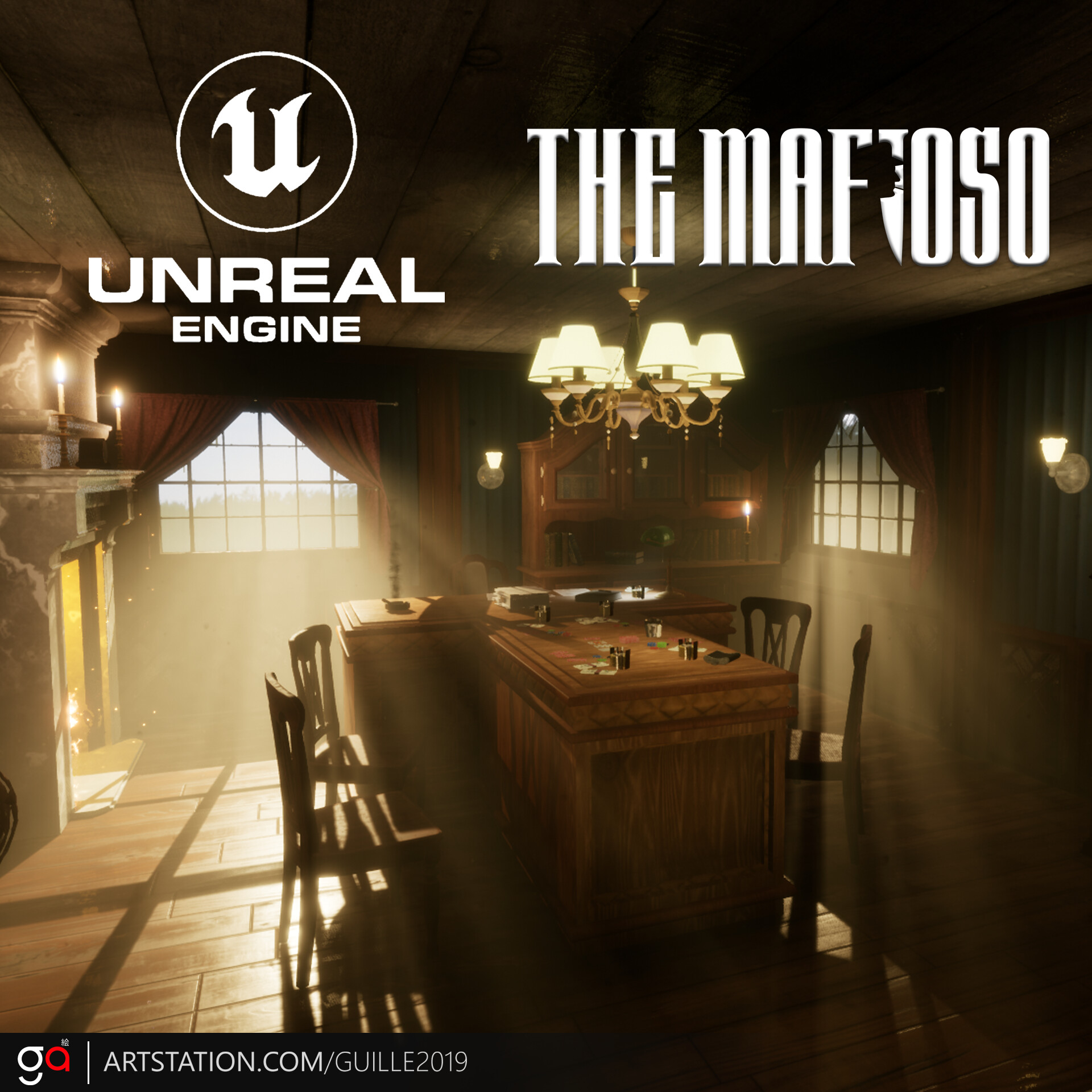 ArtStation - Mobster Office - The Mafioso